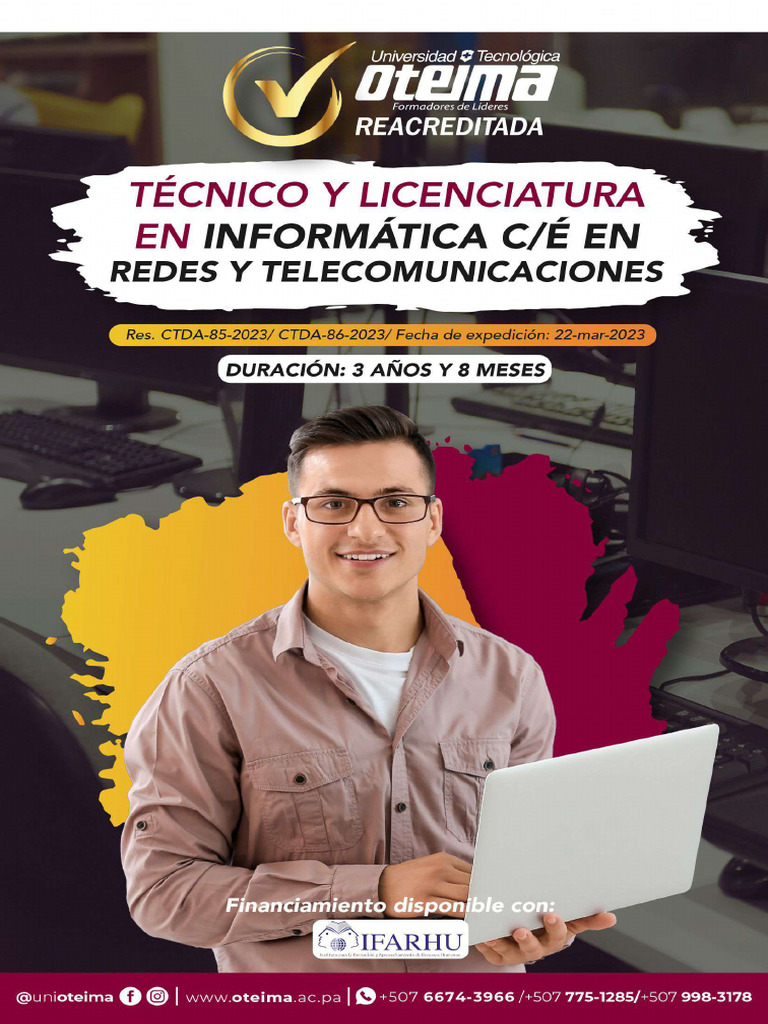 Plan Informática Redes y Telecomunicaciones para Página Web | PDF