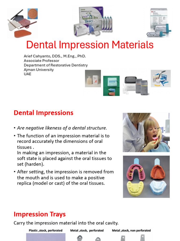 Topic 4 Dental Impression Materials AC 9987f654951248cb6230fd24b7c1a75d ...