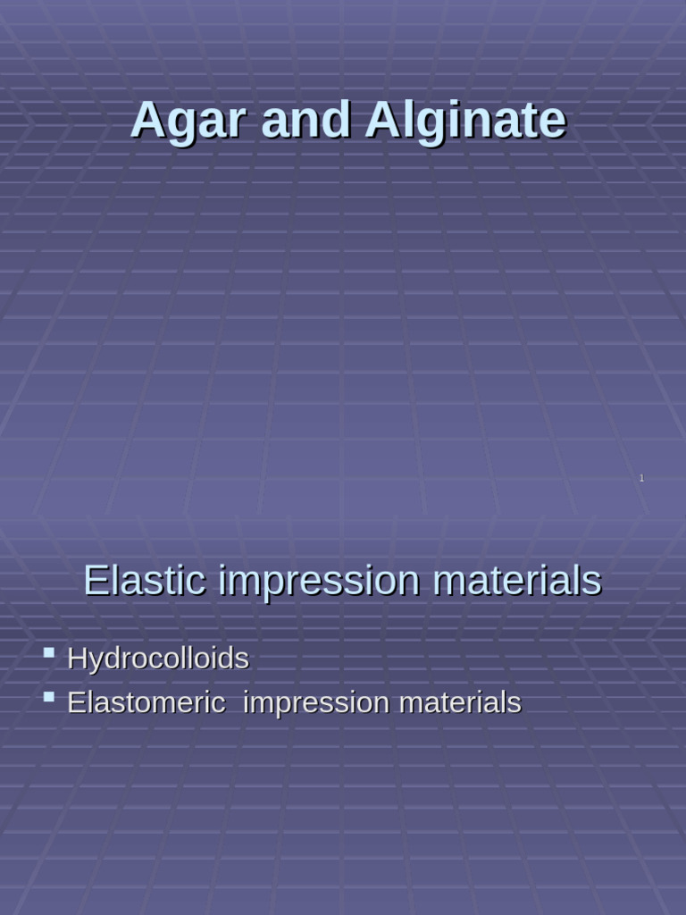 4.Hydrocolloid Impression Materials | PDF | Gel | Materials