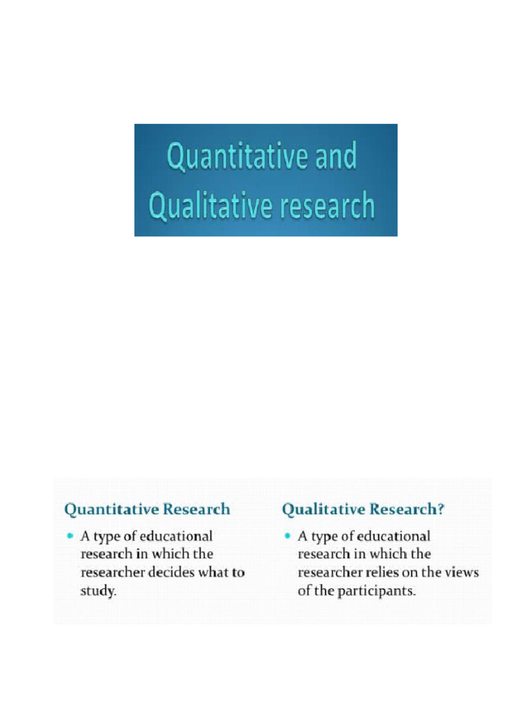 9 Qualitative Vs Quantitative Research Pdf