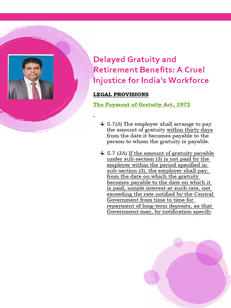 Article On Delayed Retirement Benefits Payments To Workers | PDF ...