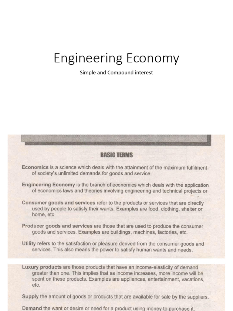 Engineering Economy | PDF