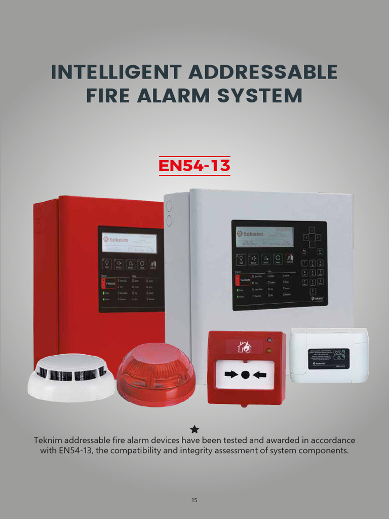 Teknim TFP-21XX Fire Alarm Panels | PDF | Computer Network | Osi Model