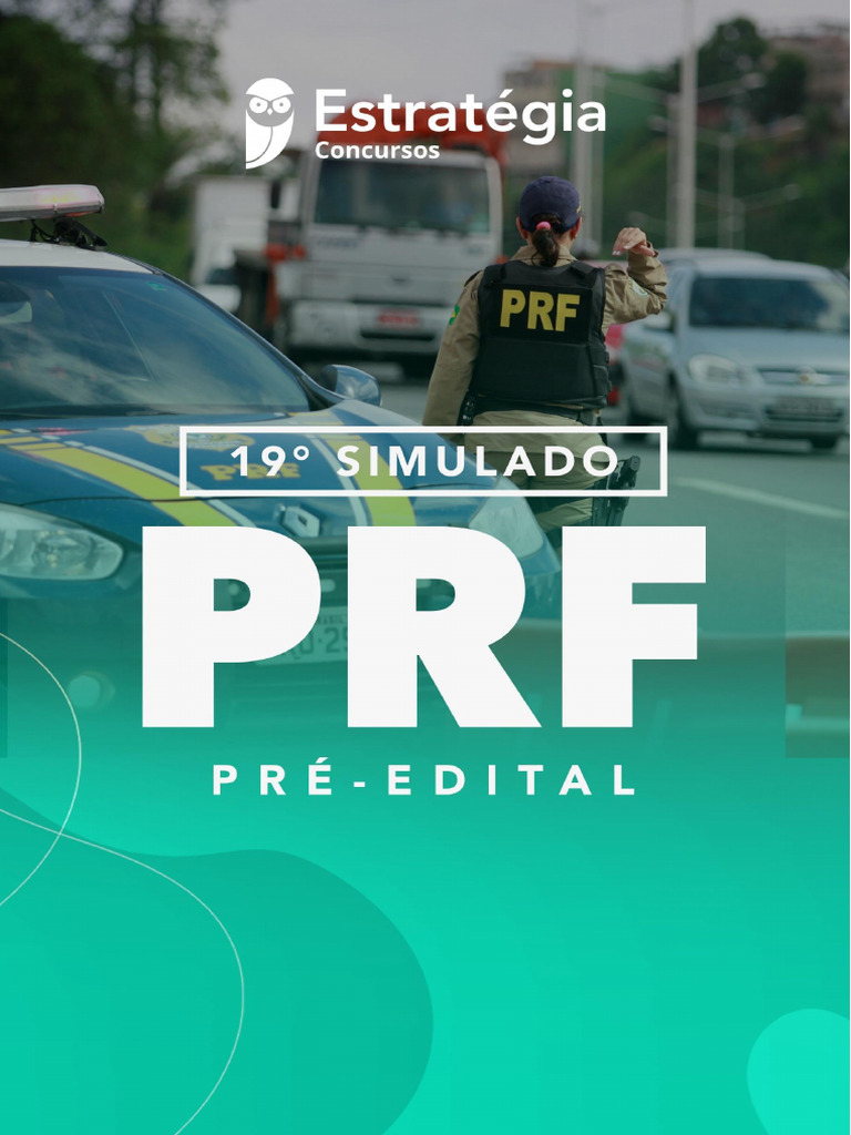 19º Simulado - Estratégia - PRF | PDF | Tráfego | Rede de computadores