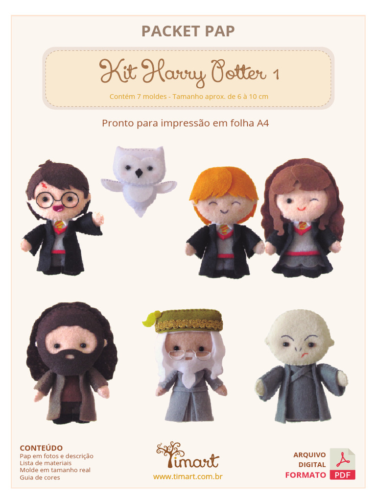 Kit-Harry-Potter-1-pap (2) | PDF | Roupas