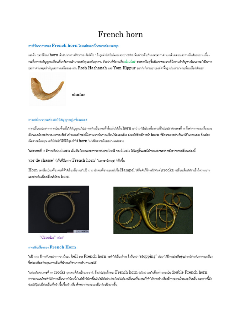 French Horn | PDF