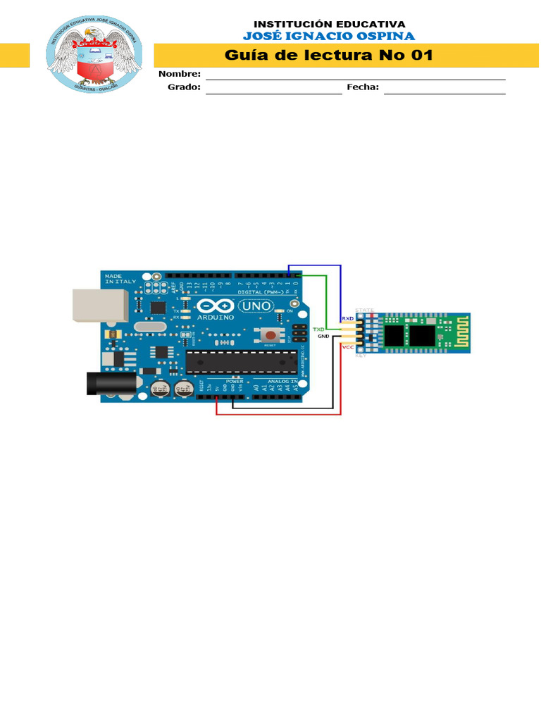 01 Guía No 01 - Arduino | PDF | Arduino | Microcontrolador