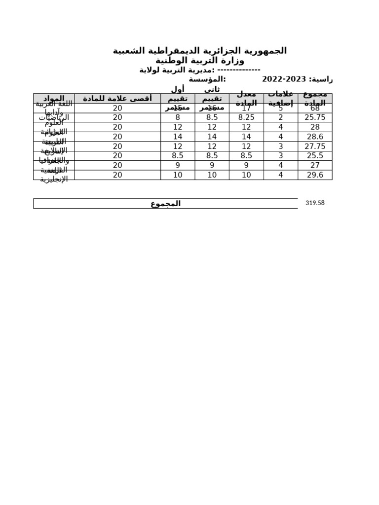 Student Marks Report | PDF