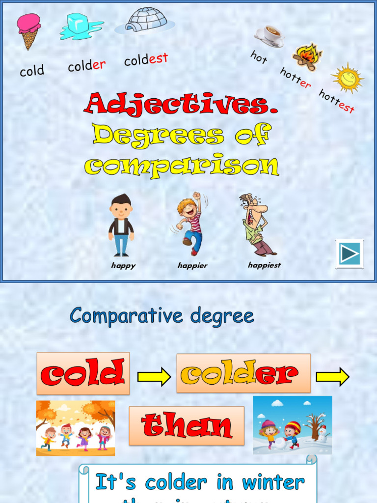Degrees of Comparison of Adjectives (4th Form) | PDF