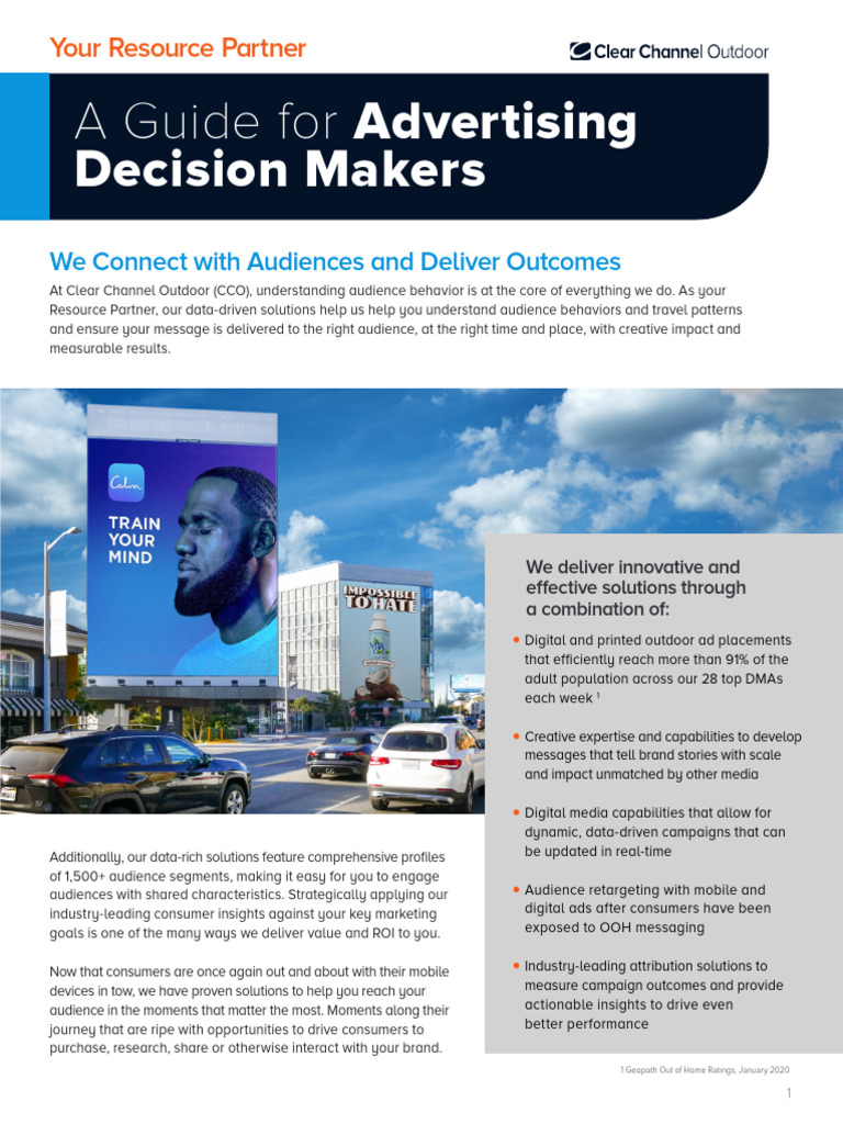 CCO Decision Makers Guide Gen | PDF | Advertising | Brand
