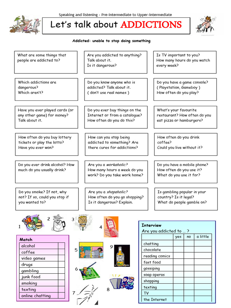 Let's Talk About Addictions | PDF