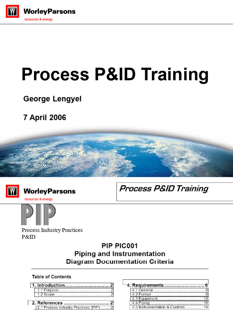 Process P&ID Training Slides | PDF | Valve | Pump