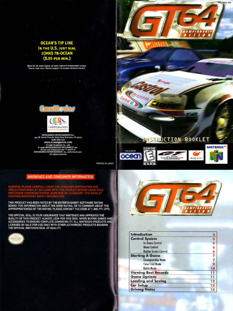 GT64 - Championship Edition (USA) | PDF
