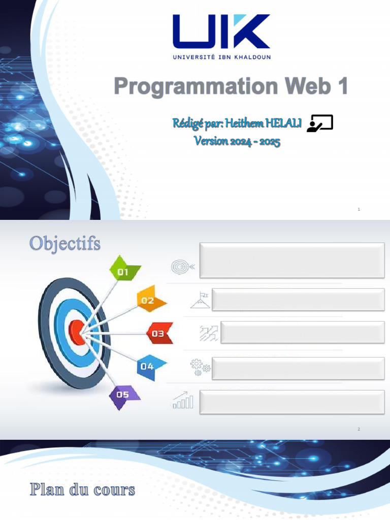 Programmation Web-Chapitre 1 Chikh Nai9 | PDF | Internet | Internet et Web