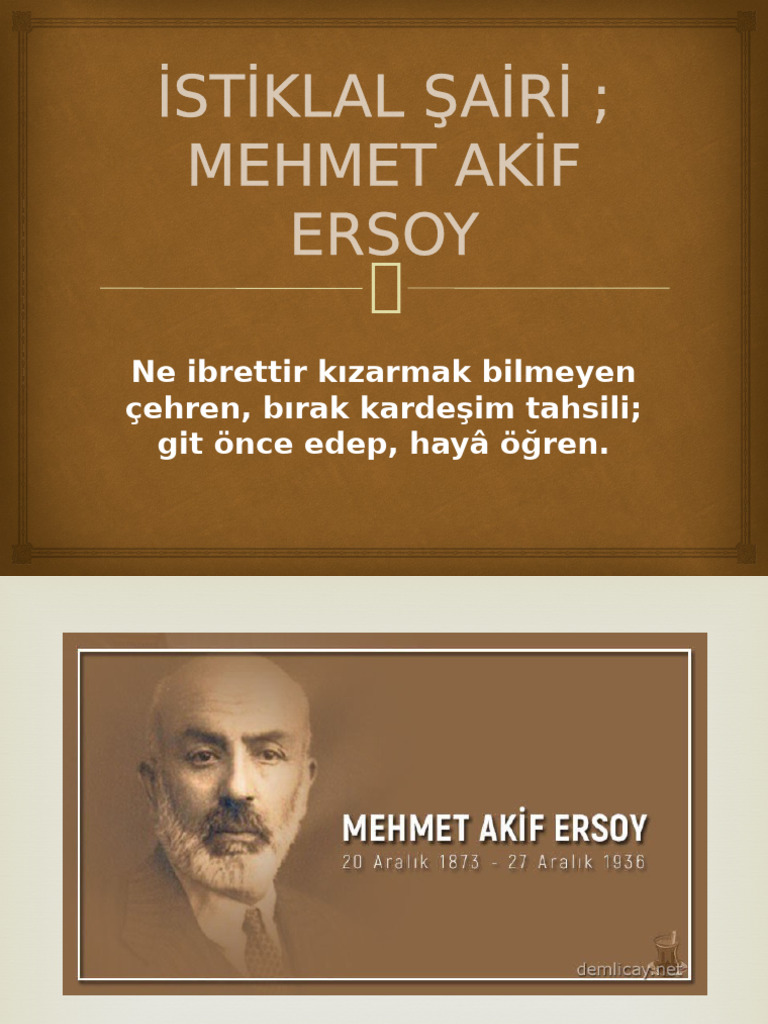 Mehmet Akif Ersoy | PDF