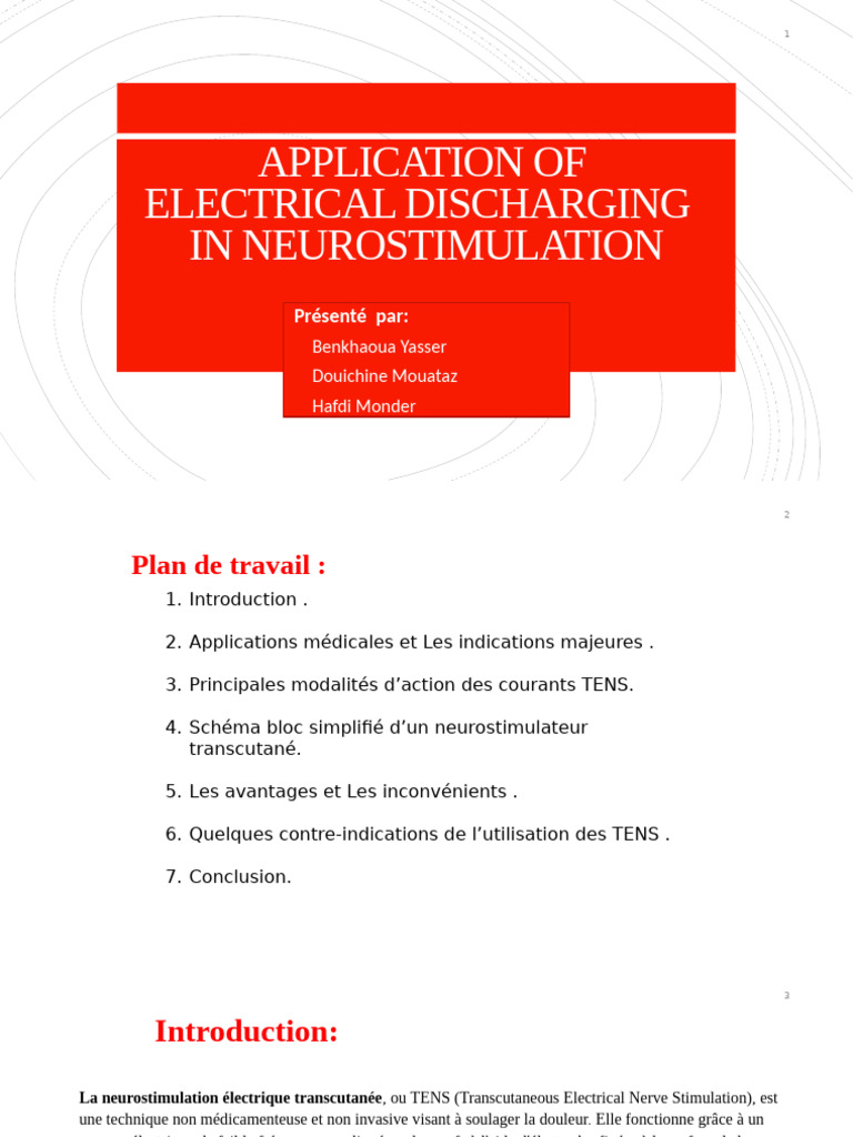 application of electrical discharging in neurostimulation | PDF ...