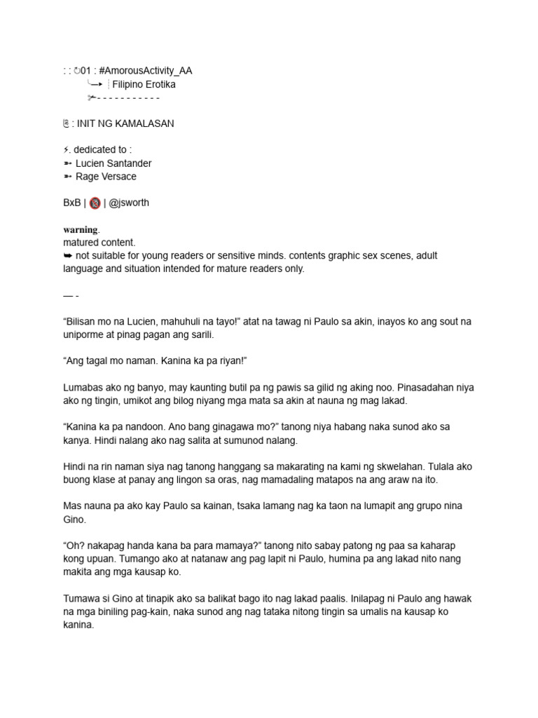 Init ng Kamalasan | PDF