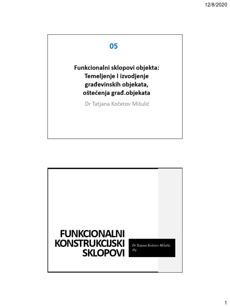 OPGO 05 - 2020 Temeljenje I Izvodjenje | PDF