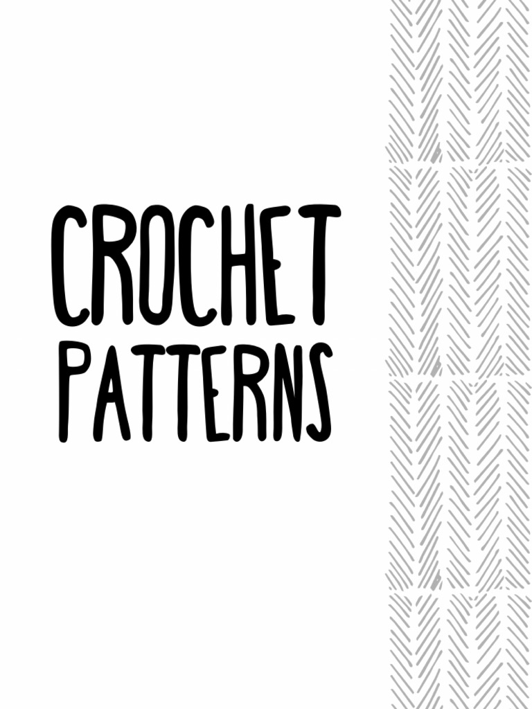 Crochet Binder BW Simple Freebie | PDF