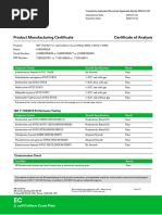 COA Buffered Himedia | PDF | Medical Specialties | Microbiology