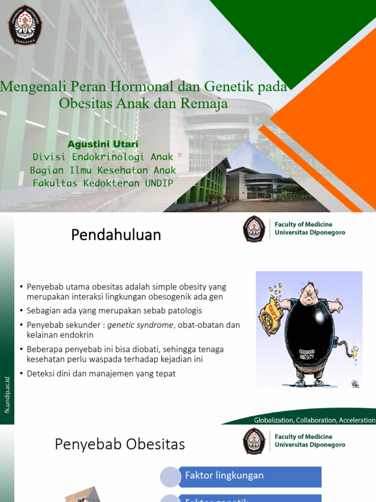 Obesitas, Peran Genetik Dan Hormonal | PDF | Diseases And Disorders ...