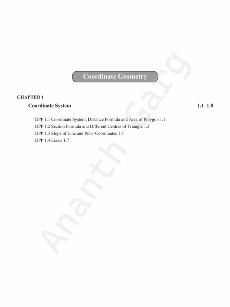 Coordinate System DPP | PDF