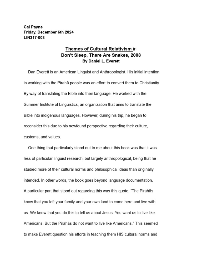 LIN Dan Everett | PDF