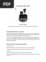 Manual Usuario Audifonos TWS - T8 | PDF | Auriculares | Bluetooth