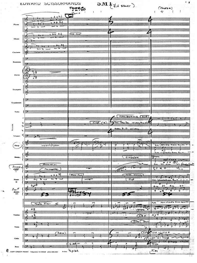 Violin Solo Danny-Elfman-Edward-Scissorhands-3-Pdf-Free (Arrastrado) | PDF