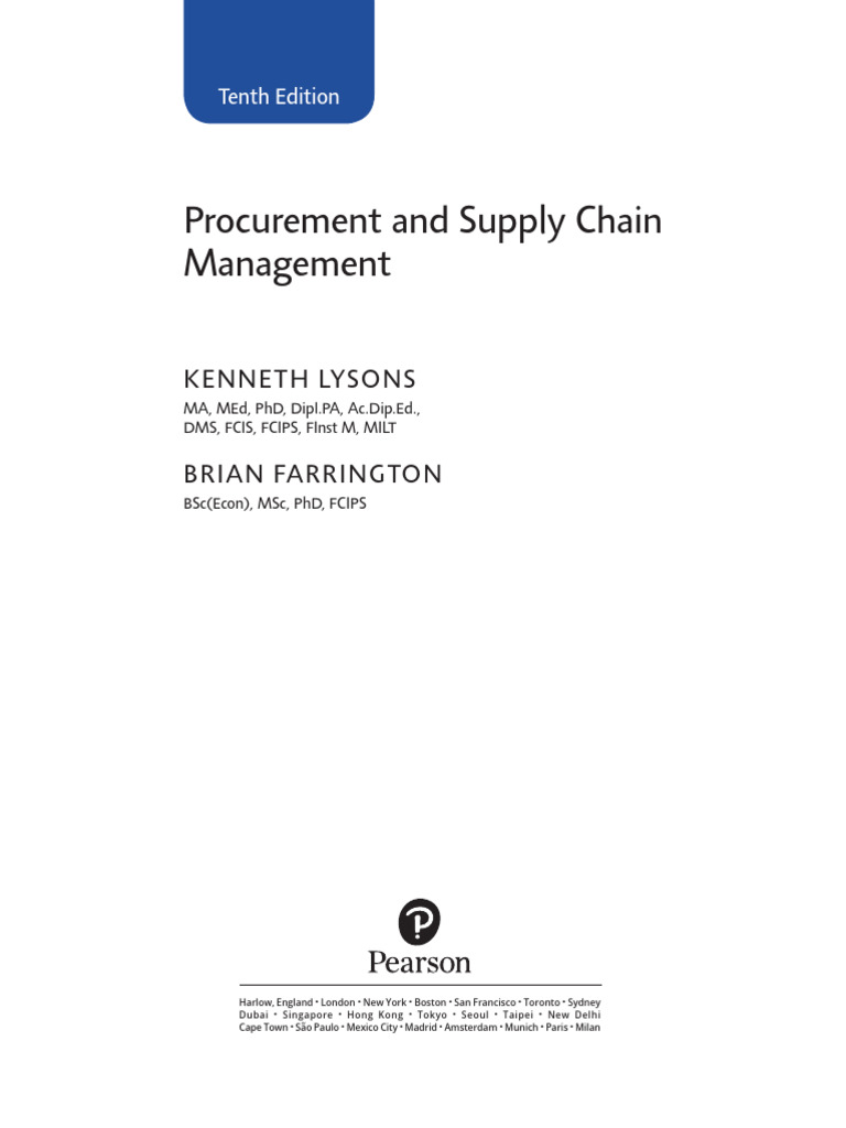 Contents | PDF | Procurement | Inventory
