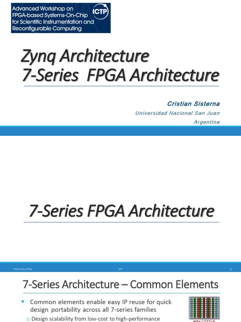 2 Zynq Architecture C7T | PDF | Field Programmable Gate Array | Electrical Engineering
