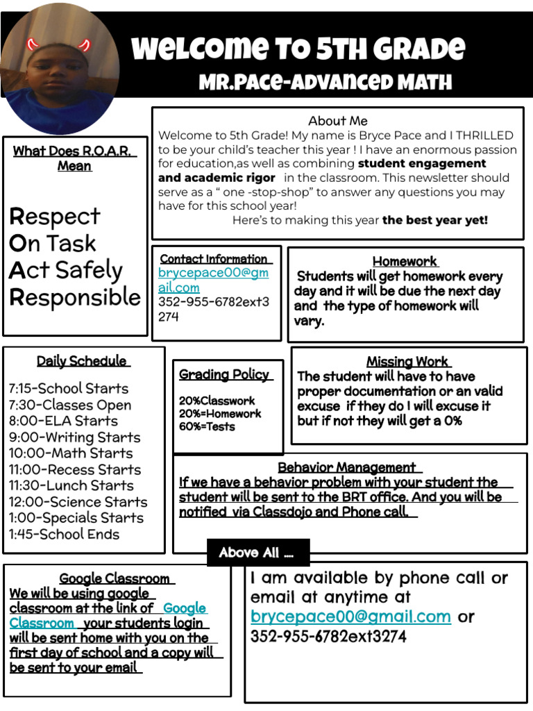 EDITABLE - Back To School Newsletter | PDF