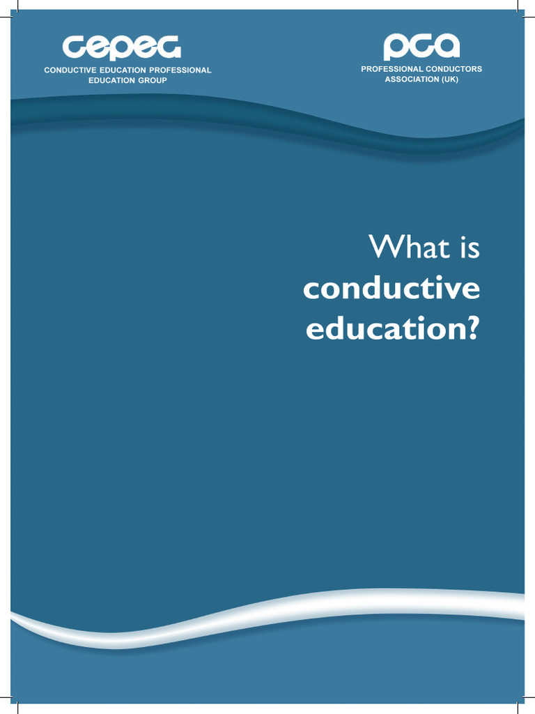What Is Conductive Education CEPEG | PDF | Learning | Intention