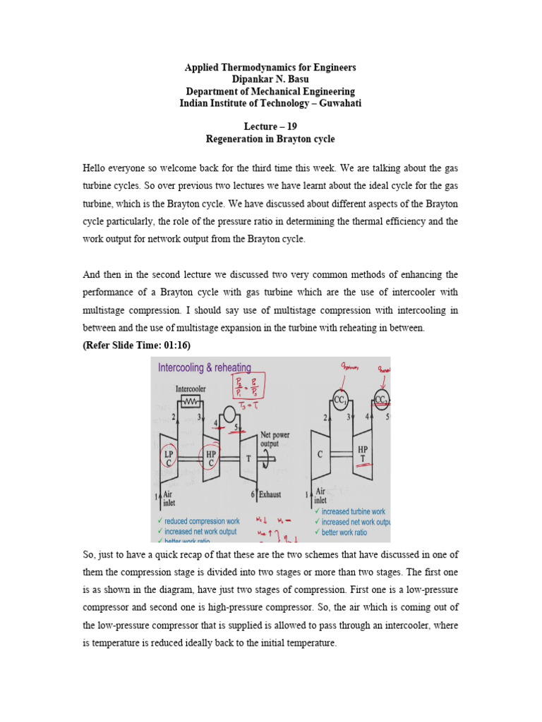 lec19 | PDF | Gases | Heat