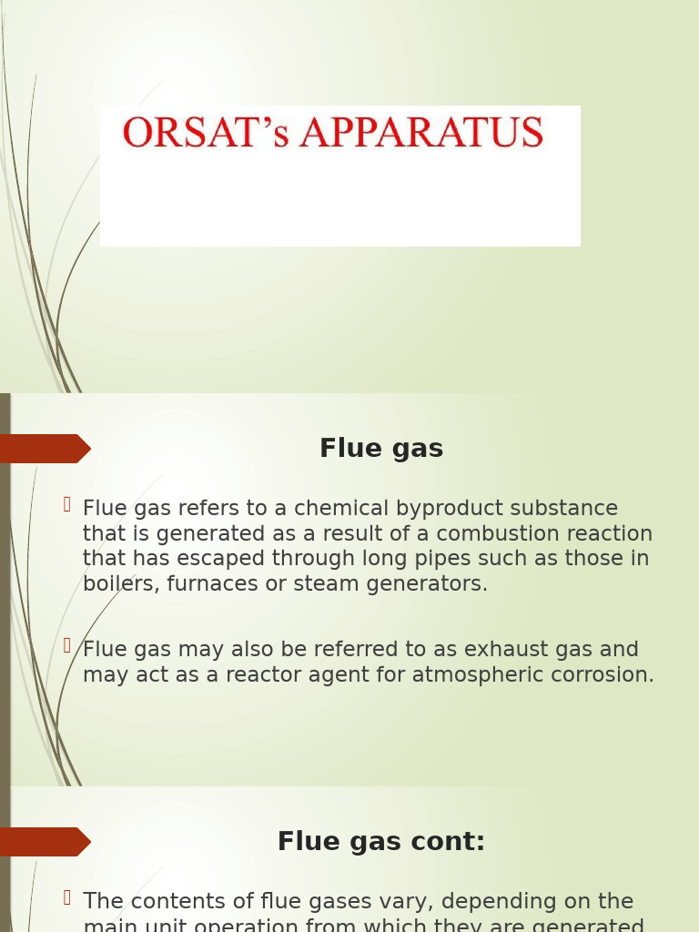Orsat-Apparatus 2.0 | PDF