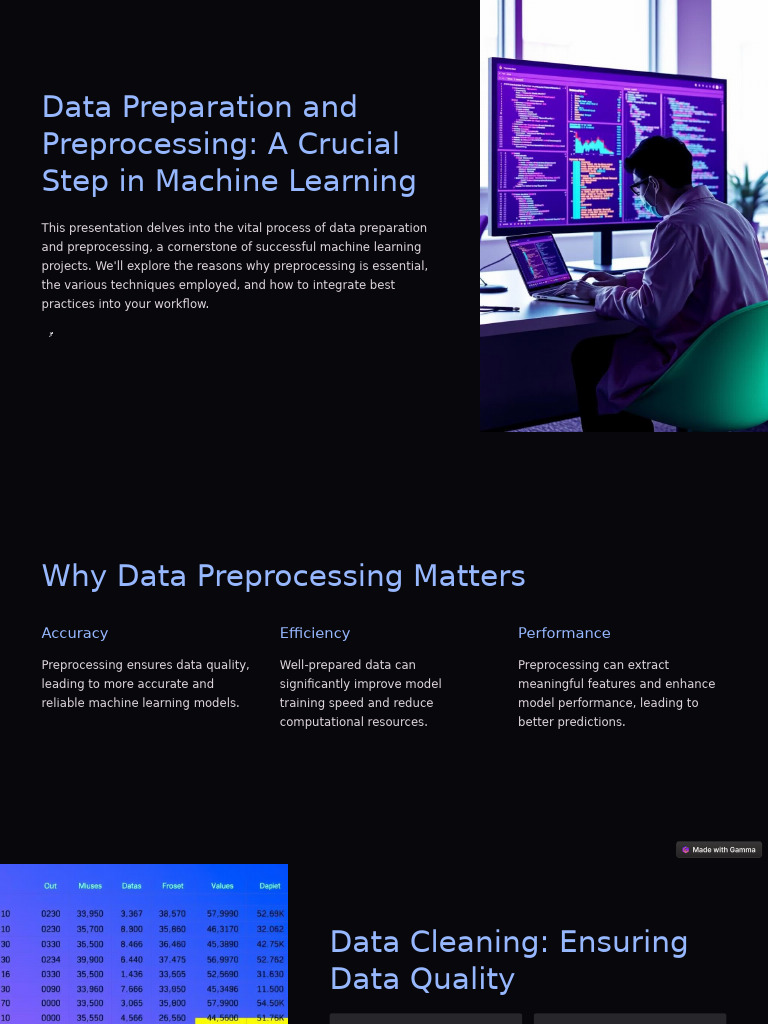 Data Preparation and Preprocessing A Crucial Step in Machine Learning ...