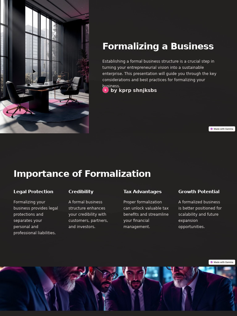 Formalizing A Business | PDF | Taxes | Payroll Tax