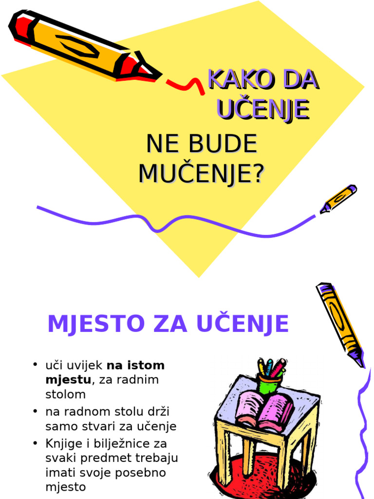 Kako Uspjesno Uciti | PDF