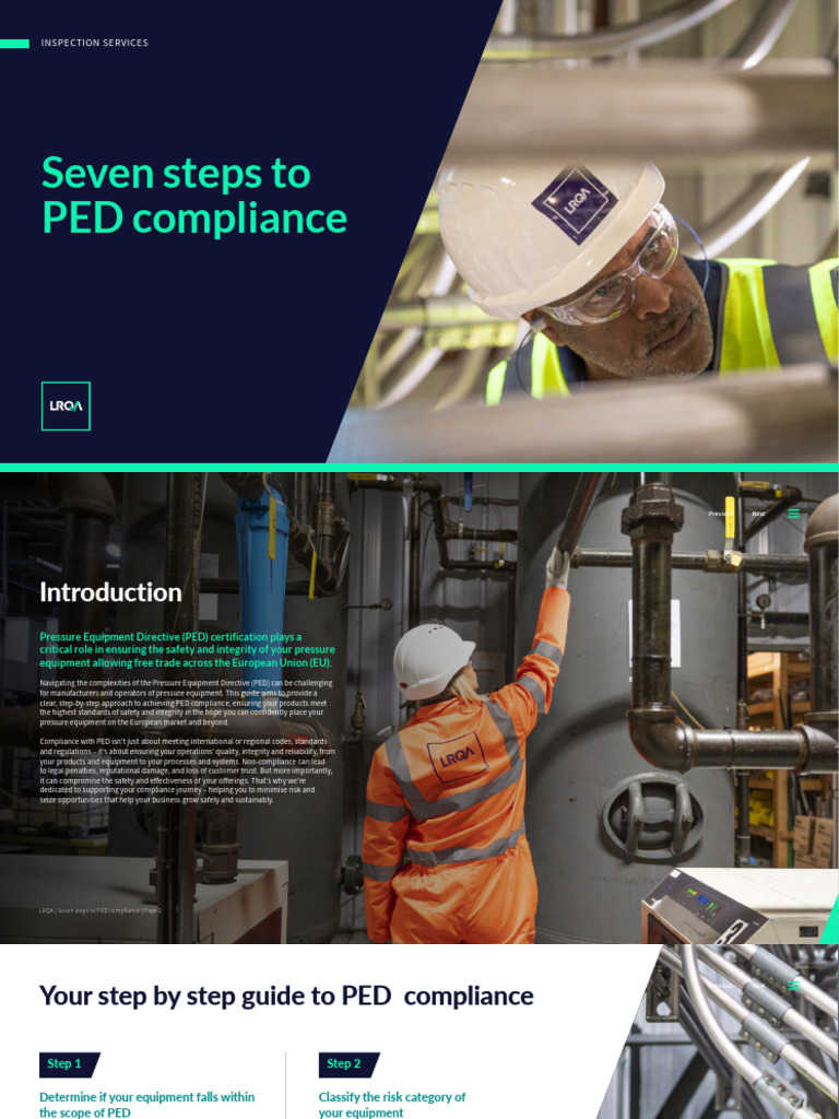 UQA US INS FY24 Seven Steps To PED Compliance | PDF | Regulatory ...