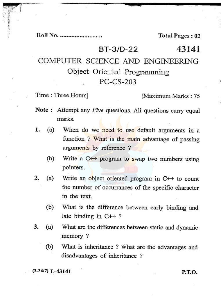 OOPs 22 | PDF