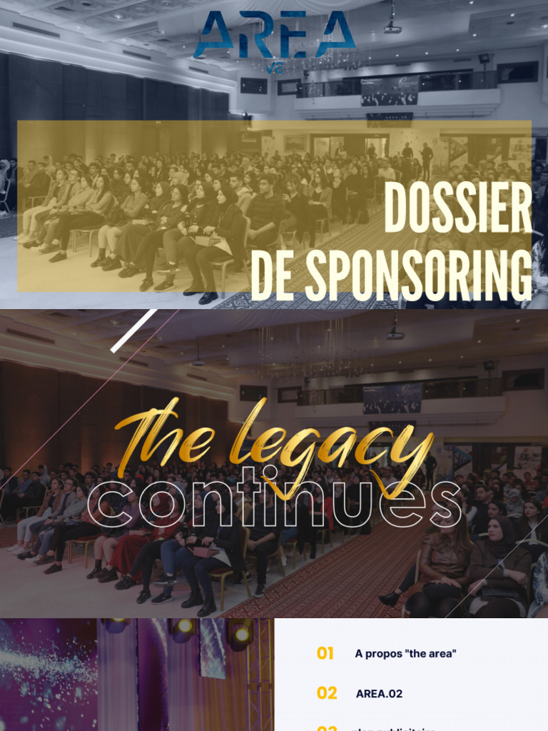 Dossier Sponsoring the Area | PDF