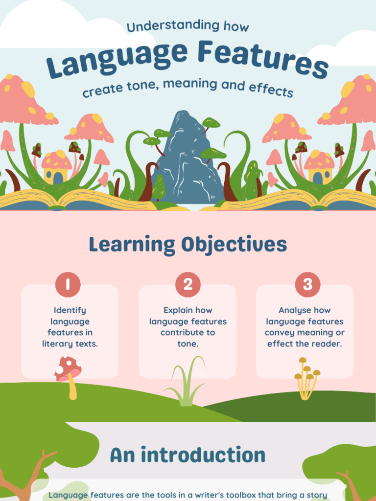 Analysing Language Features in Literature English Presentation in Soft ...