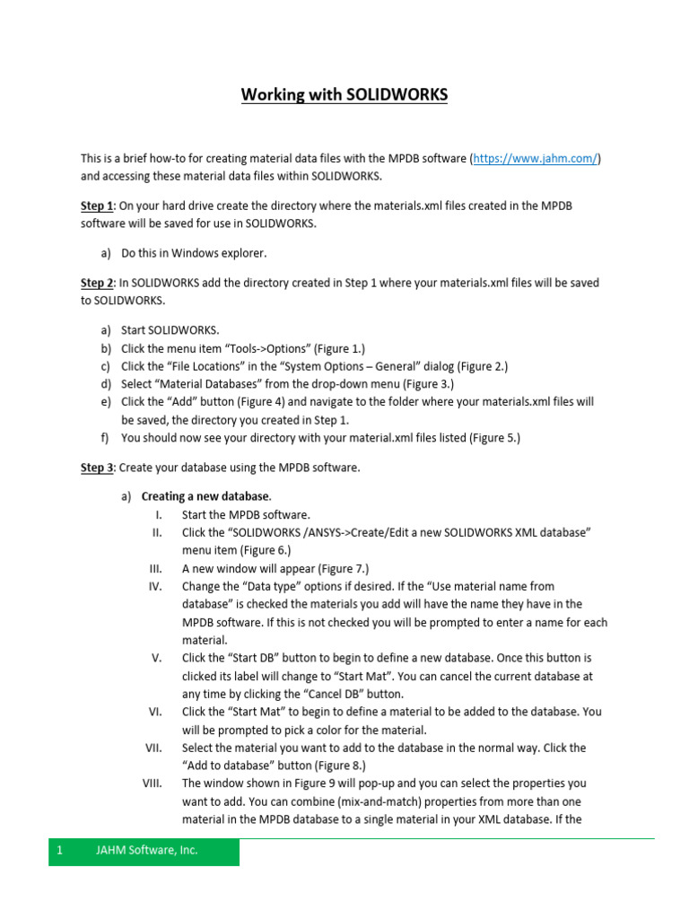 Working_with_SOLIDWORKS | PDF | Computer File | Operating System Families