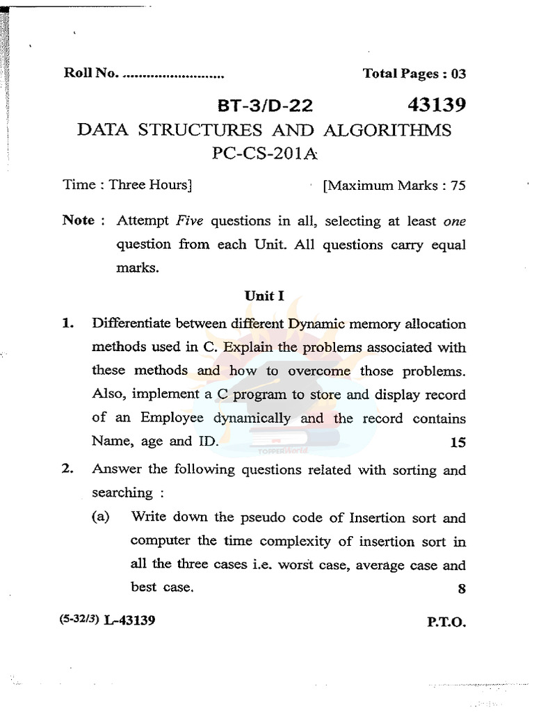 Dsa 22 | PDF
