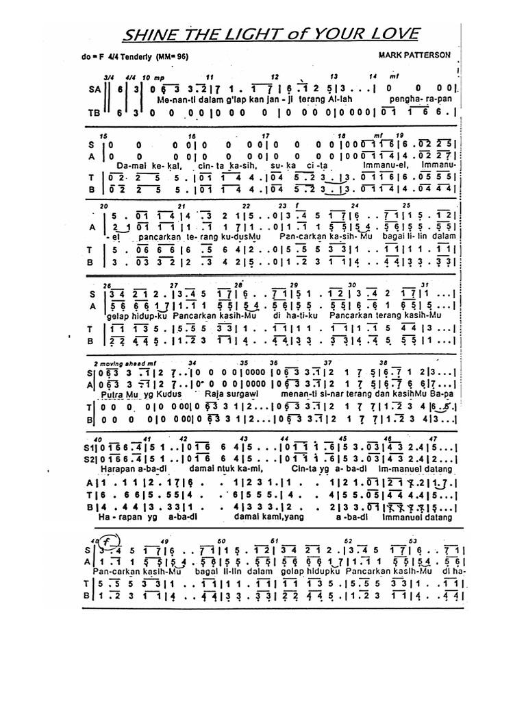 Shine The Light of Your Love | PDF