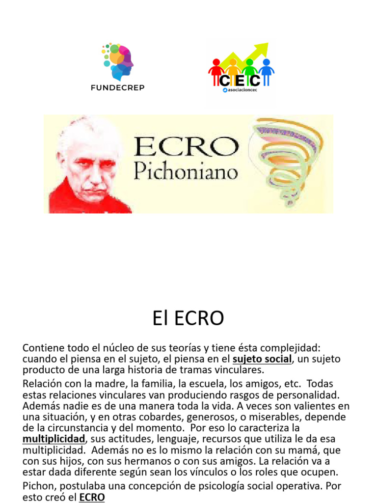 Ecro 1 1 | PDF | Teoría | Psicología Social