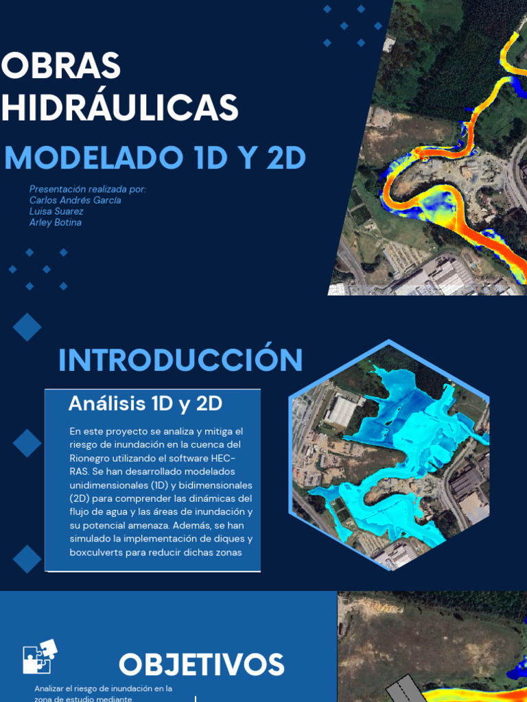 Modelado 1D y 2D Con HEC-RAS | PDF | Inundar | Dique