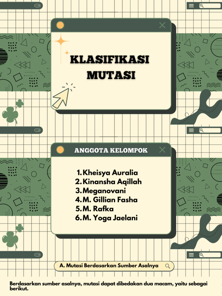 Klasifikasi mutasi(1) | PDF