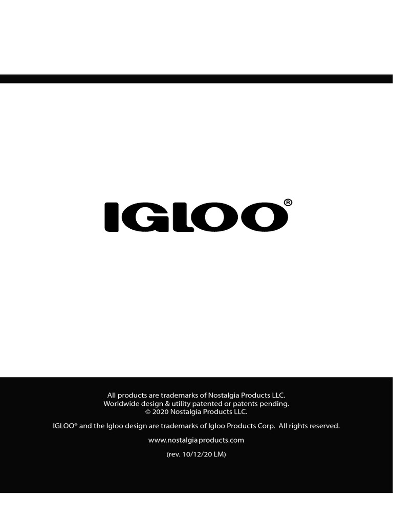 Frigobar Igloo IRF32LCKPL | PDF | Refrigerator