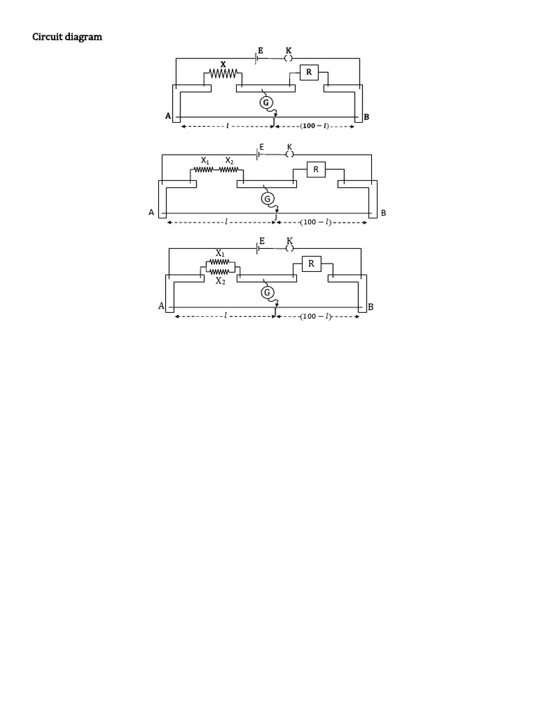 Meter Bridge-Diagrams | PDF